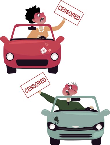 Man is too angry seized with fury burst rage Vector Image