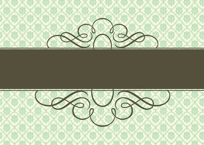 Victorian banner design Royalty Free Vector Image