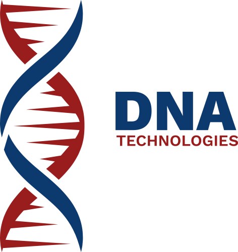 Dna and lab logo Royalty Free Vector Image - VectorStock