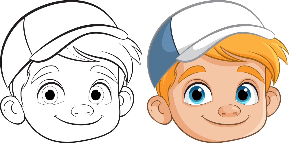 Boy Wearing Cap Vector Images (over 3,000)