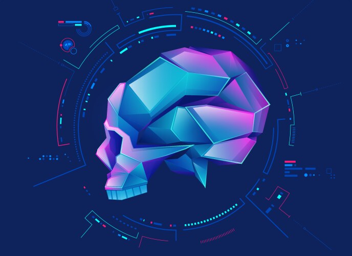 Skeleton scan Royalty Free Vector Image - VectorStock