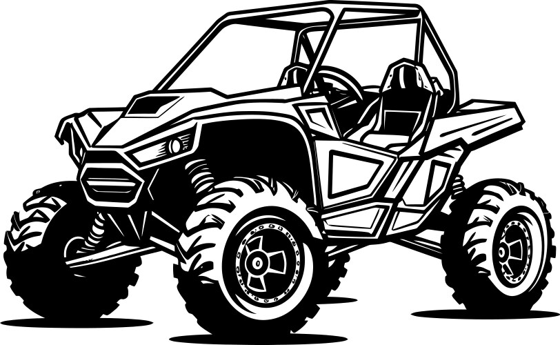 Utv explorer emblematic design for outdoor Vector Image