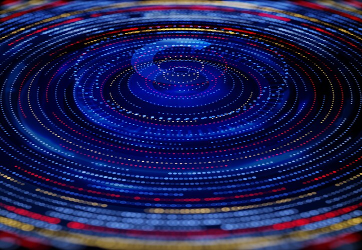 Network security technology infographic design Vector Image