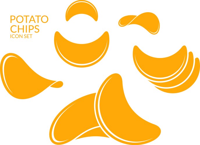 Potato chips Royalty Free Vector Image - VectorStock