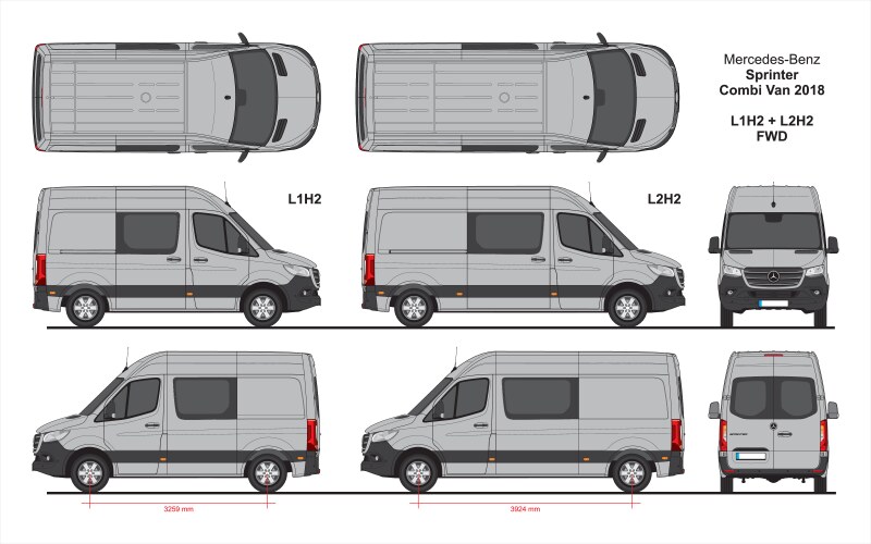 Mercedes sprinter template Vector Images & Graphics for Commercial Use ...