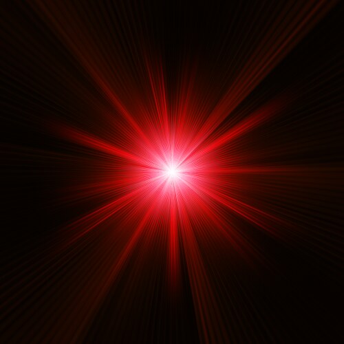 Light flare red effect Royalty Free Vector Image