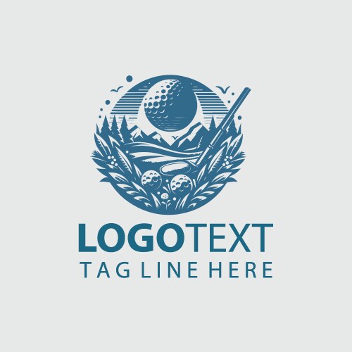 Golf logo Royalty Free Vector Image - VectorStock