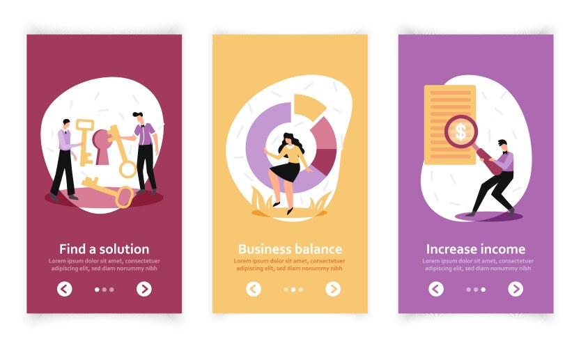 Insurance service vertical banners Royalty Free Vector Image