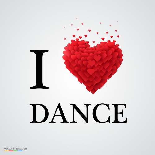 I Love Dance Backgrounds Dynamic Love Street Dance Stage Performance