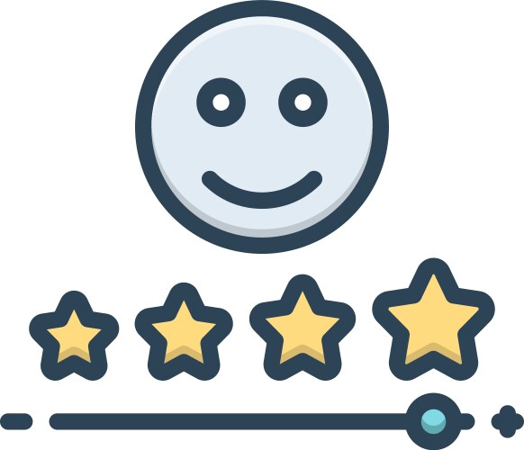 Customer satisfaction Royalty Free Vector Image