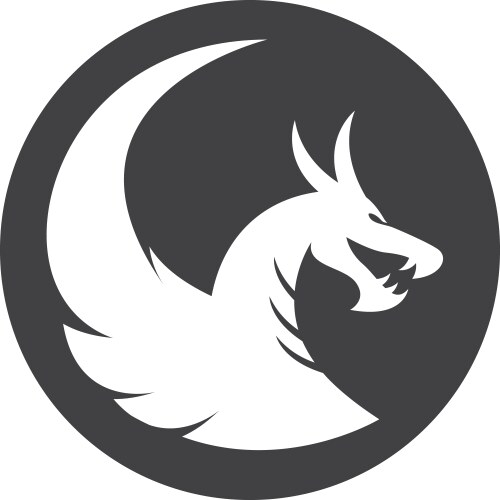 A dragon symbol Royalty Free Vector Image - VectorStock