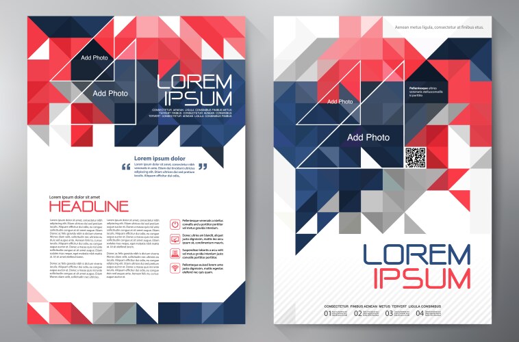 Brochure design template Royalty Free Vector Image