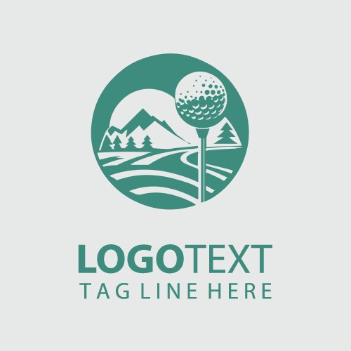 Golf logo Royalty Free Vector Image - VectorStock