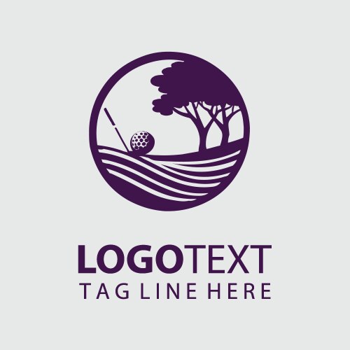 Golf logo Royalty Free Vector Image - VectorStock