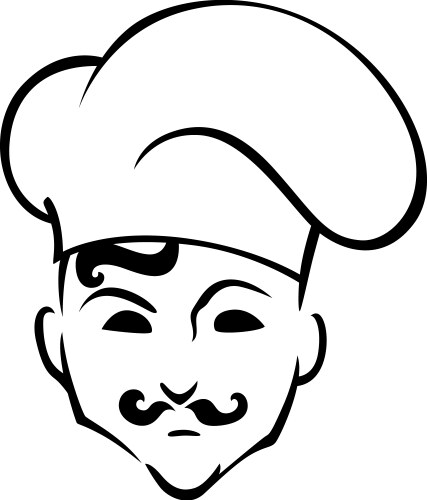 French chef Royalty Free Vector Image - VectorStock