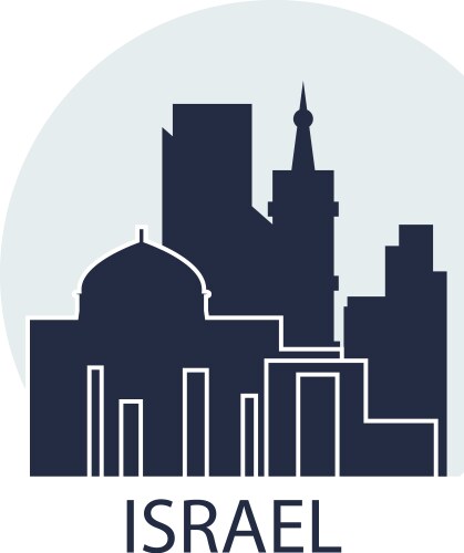 Israel logo Royalty Free Vector Image - VectorStock