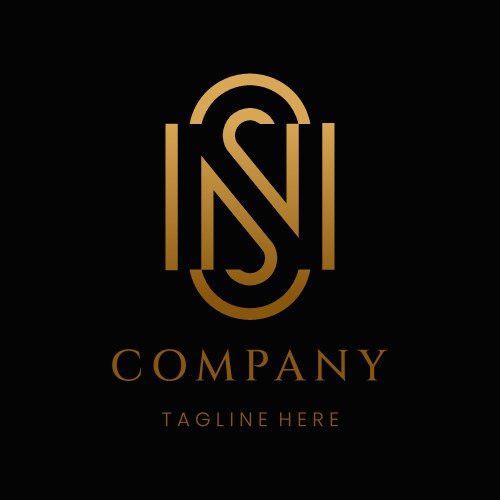 Sn logo Vector Images & Graphics for Commercial Use | VectorStock