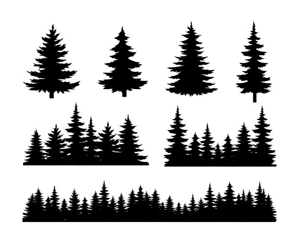 Free Pine Tree Vector Images (over 5,500)