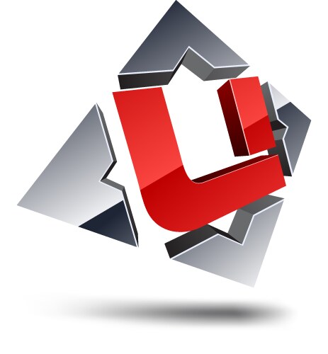 3d Letter U Vector Images (over 1,500)