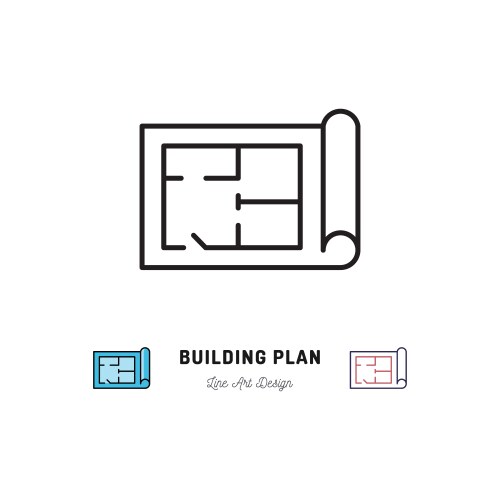 Building construction logo Royalty Free Vector Image