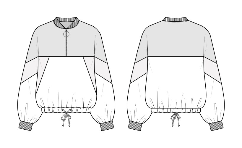 Jacket template Vector Images & Graphics for Commercial Use | VectorStock