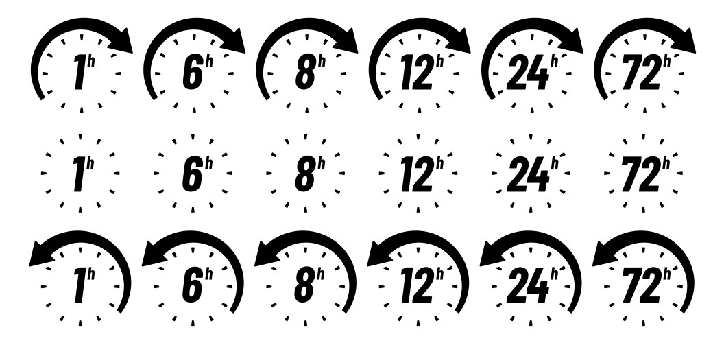 1 Hour Vector Images (over 4,800)