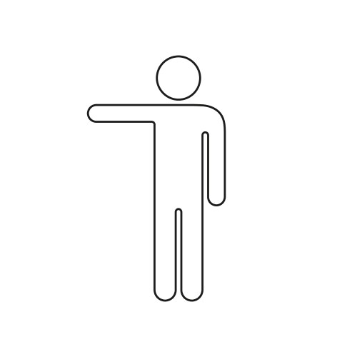 Stick Man Pointing Vector Images (over 2,400)