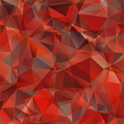 Red abstract background polygon Royalty Free Vector Image