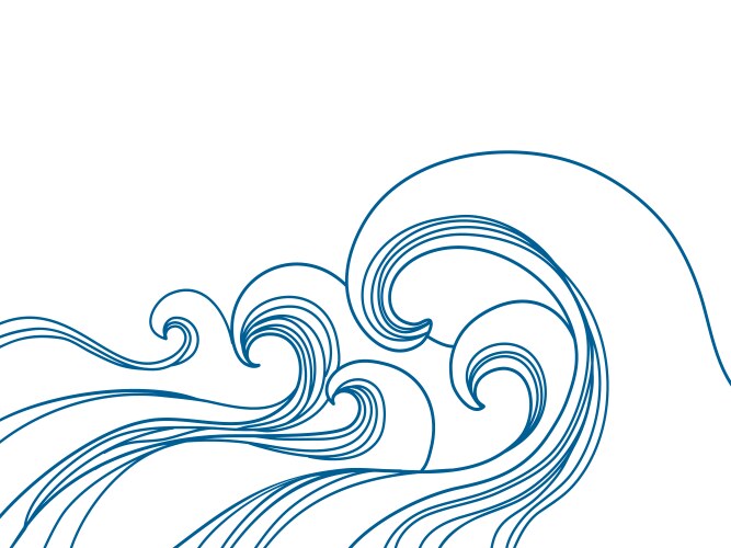 Wave Outline Vector Images (over 90,000)