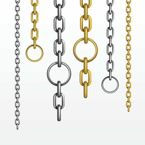 Entangled chains Royalty Free Vector Image - VectorStock