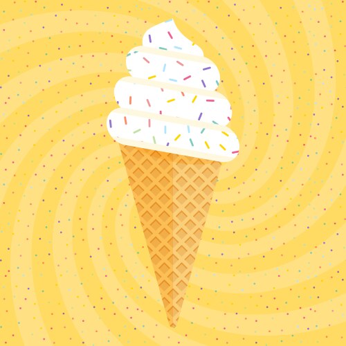 Ice Cream Cone Texture Vector Images (over 3,400)