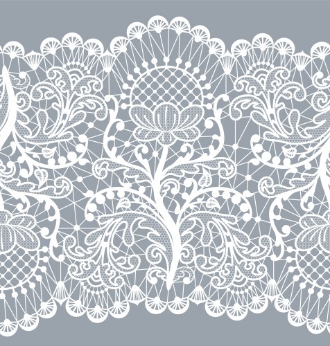 Realistic lace Royalty Free Vector Image - VectorStock