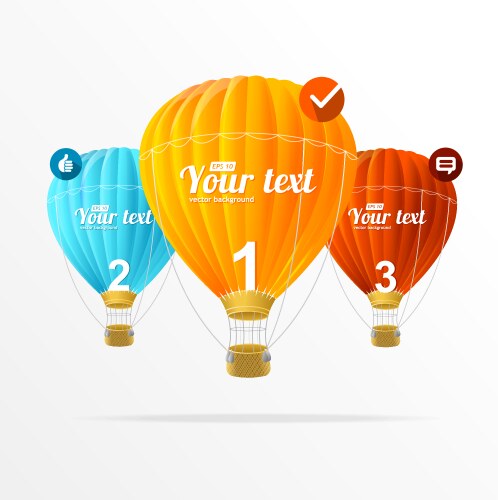 Colorful text boxes options banner Royalty Free Vector Image Colorful text boxes options banner Royalty Free Vector Image