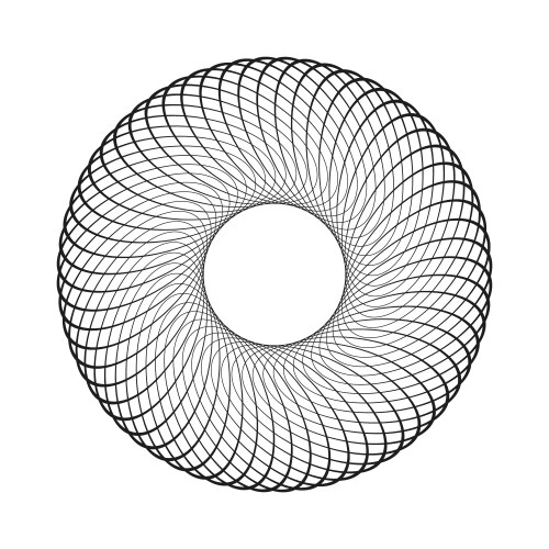 Radial circular design element Royalty Free Vector Image