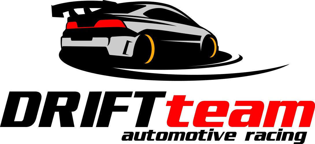 Sport car decal stripes speed lines race sticker Vector Image