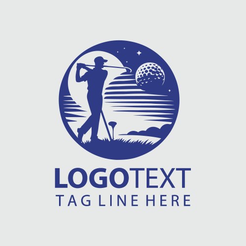 Golf logo Royalty Free Vector Image - VectorStock