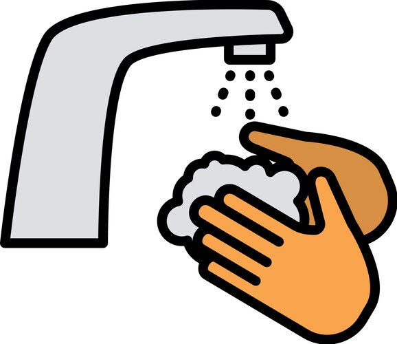 Hand washing icon Royalty Free Vector Image - VectorStock