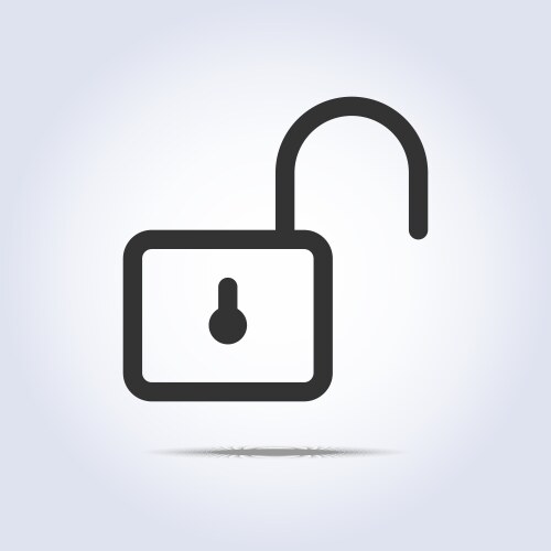 Code lock icon Royalty Free Vector Image - VectorStock
