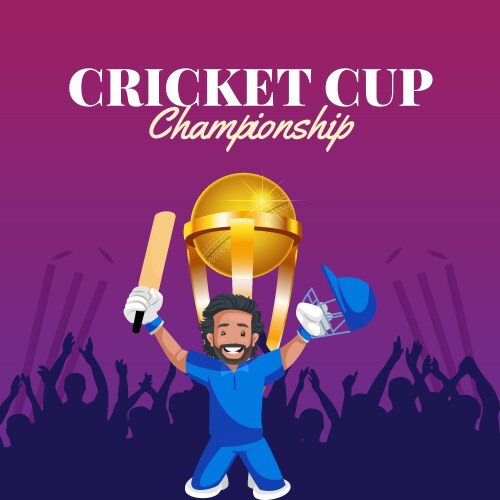 Cricket Team Poster Template Vector Images (over 490)