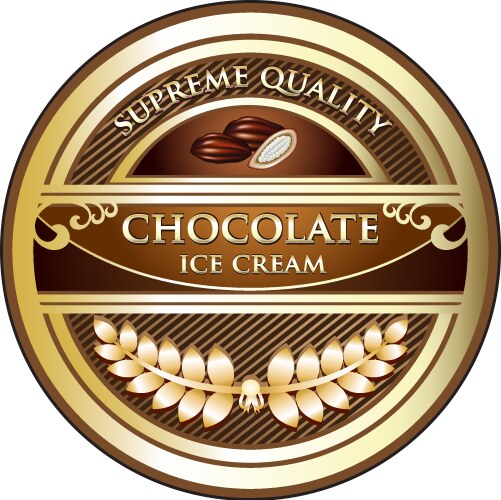 Logo for chocolate Royalty Free Vector Image - VectorStock