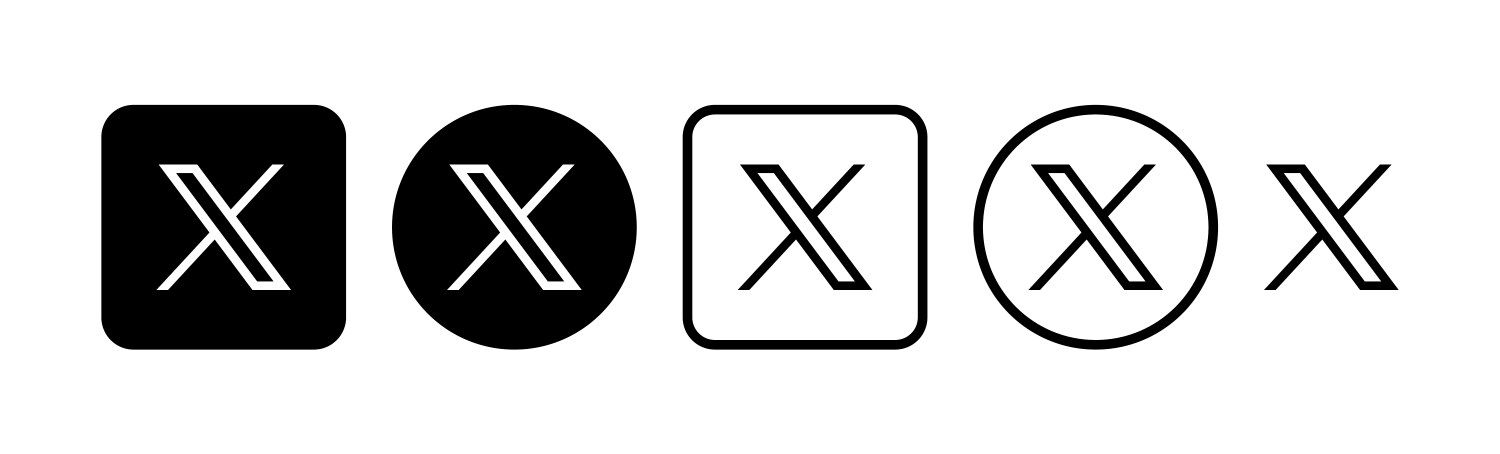 Twitter X Icon Vector Images (over 230)