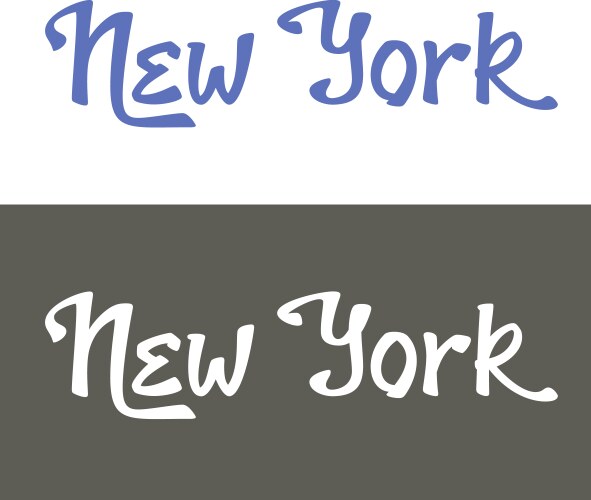New york city usa graffiti influenced label sign Vector Image