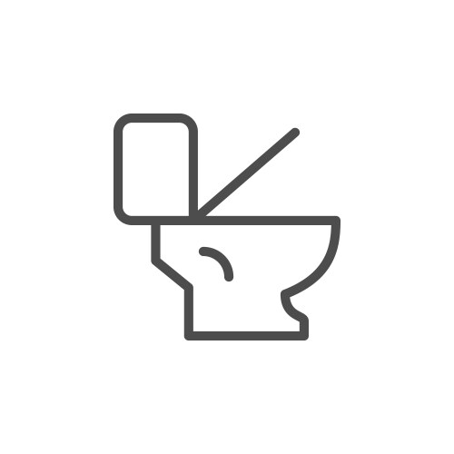 Flush toilet Royalty Free Vector Image - VectorStock