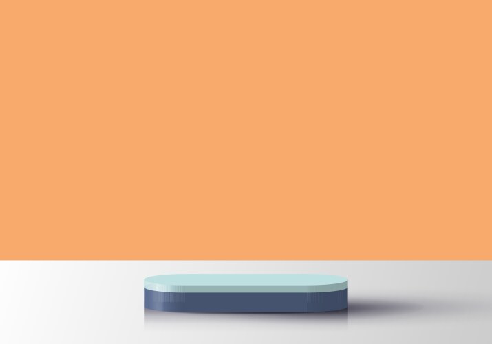 3d cylinder pedestal podium geometric platform Vector Image
