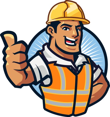 Cartoon Safety Character Worker Vector Images (over 7,800)