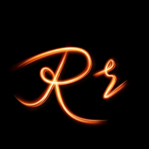 Infinity sign from glowing red neon line Vector Image