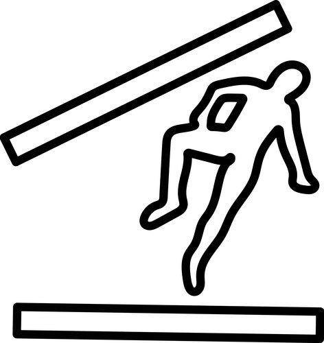 Crime scene dead body silhouette icon Royalty Free Vector