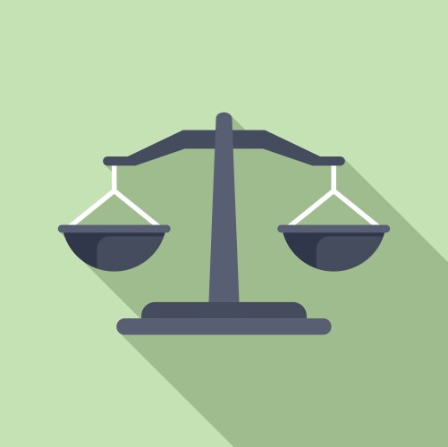 Scales control product icon outline Royalty Free Vector