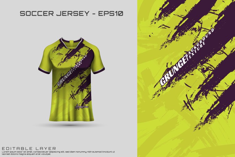 Soccer jersey pattern design stripes Royalty Free Vector