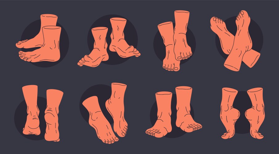 Cartoon Toes Feet Vector Images (over 570)